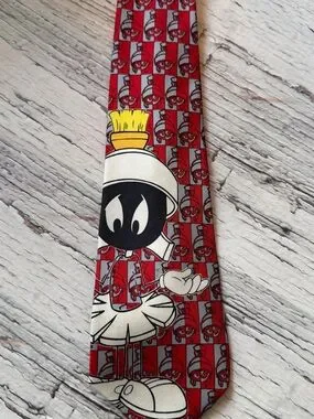 Accessories | 34 Red And Gray Vintage Looney Tunes Marvin The Martian ...